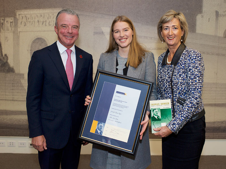 Follow up with Jennifer Kerr (Class of 2017) after receiving the C.A.S ...