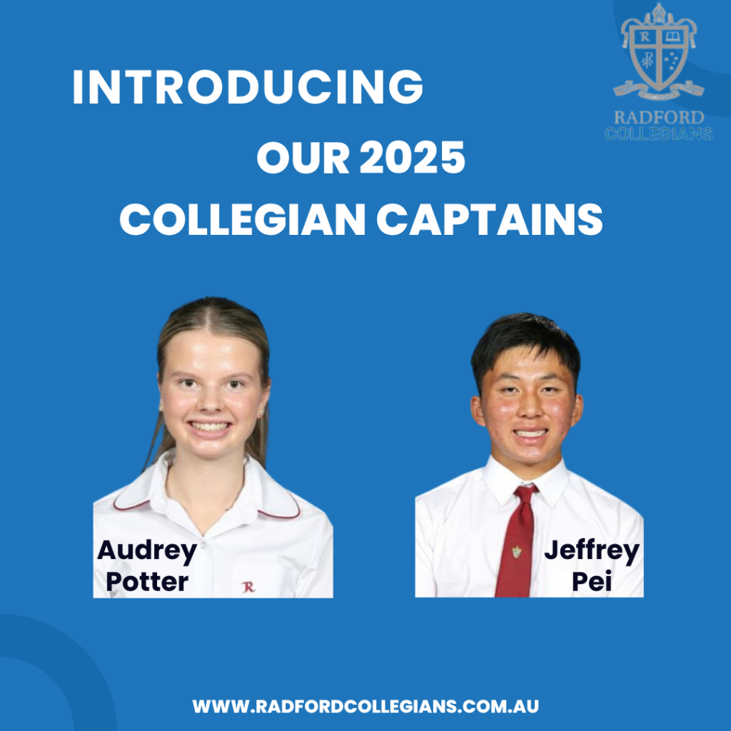 Introducing our 2025 Collegian Captains – Radford Collegians